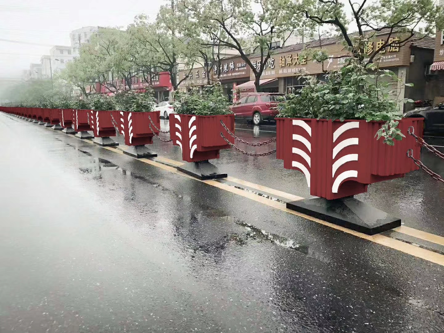 pvc脸谱花箱 - 浙江嘉美佳市政园林工程服务有限公司